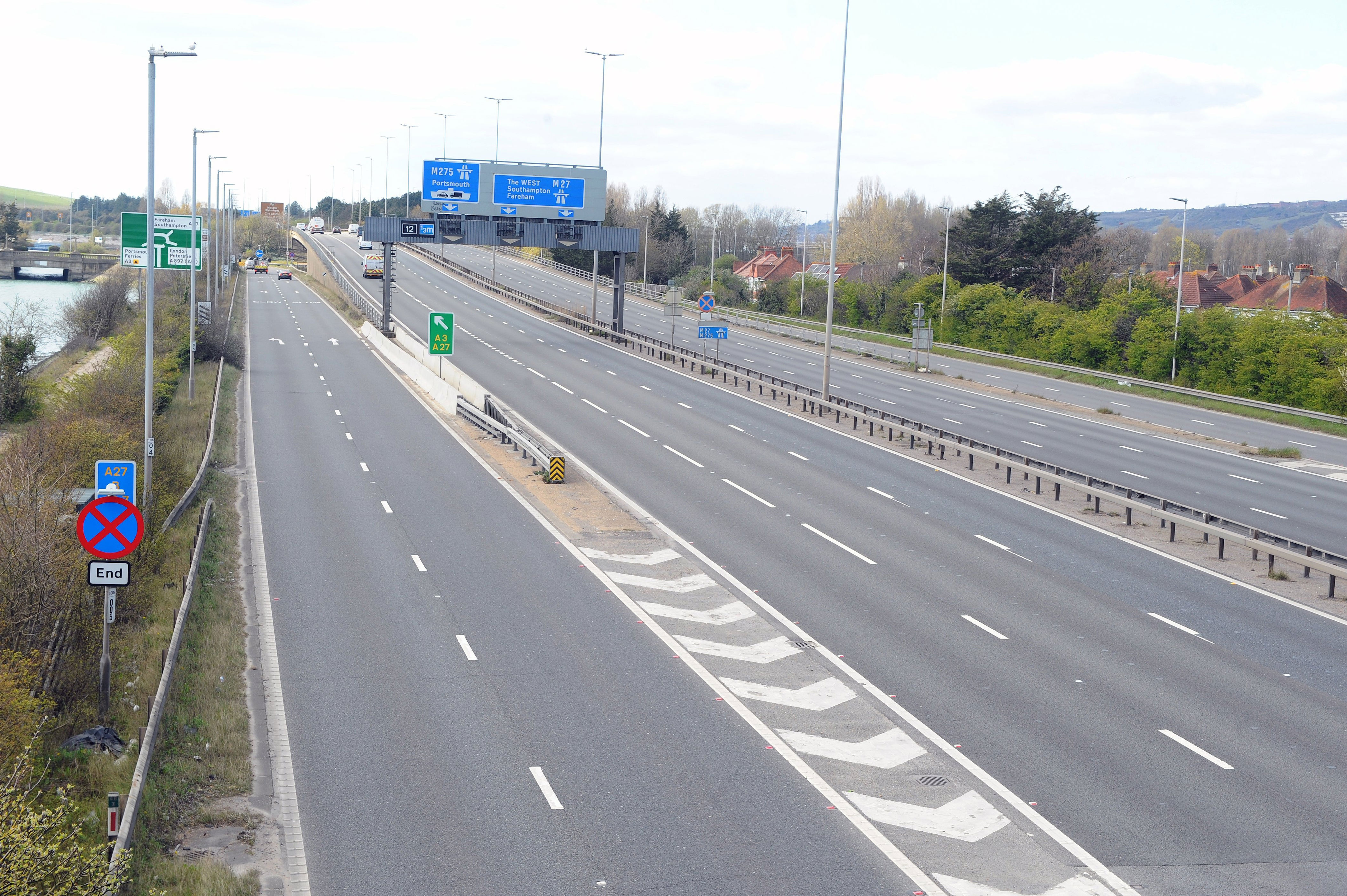 Significant delays expected at the M27/A27 junction this weekend with ...
