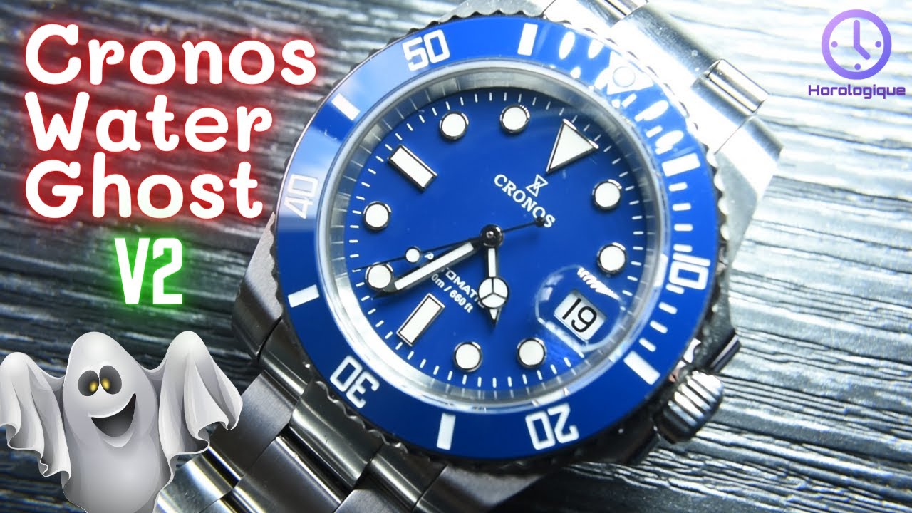 Cronos Water Ghost V2 review Submariner Smurf homage Shall we try again