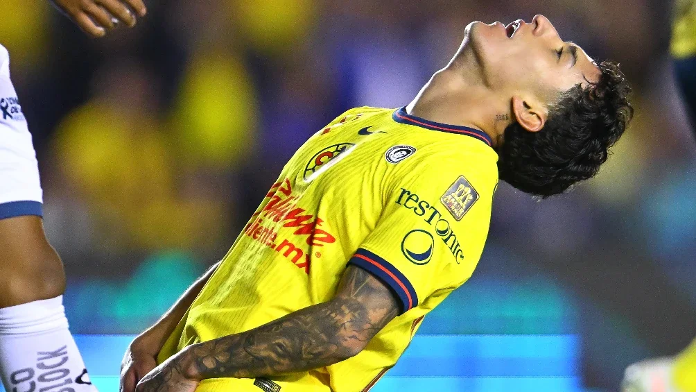 Alejandro Zendejas quedó fuera del once titular del América por una infección estomacal
