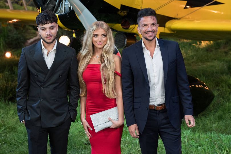 Peter Andre joined by Junior and Princess at premiere after Katie Price ...