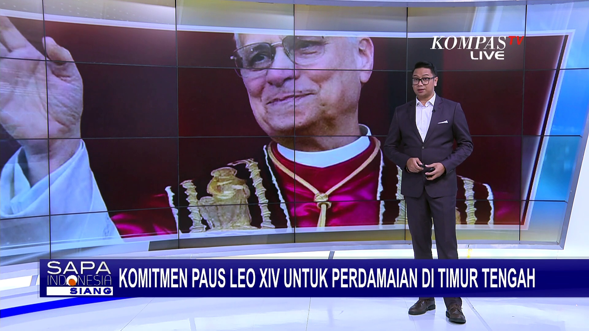 Sambutan Paus Leo XIV Ucap Komitmen Perjuangkan Perdamaian di Timur Tengah