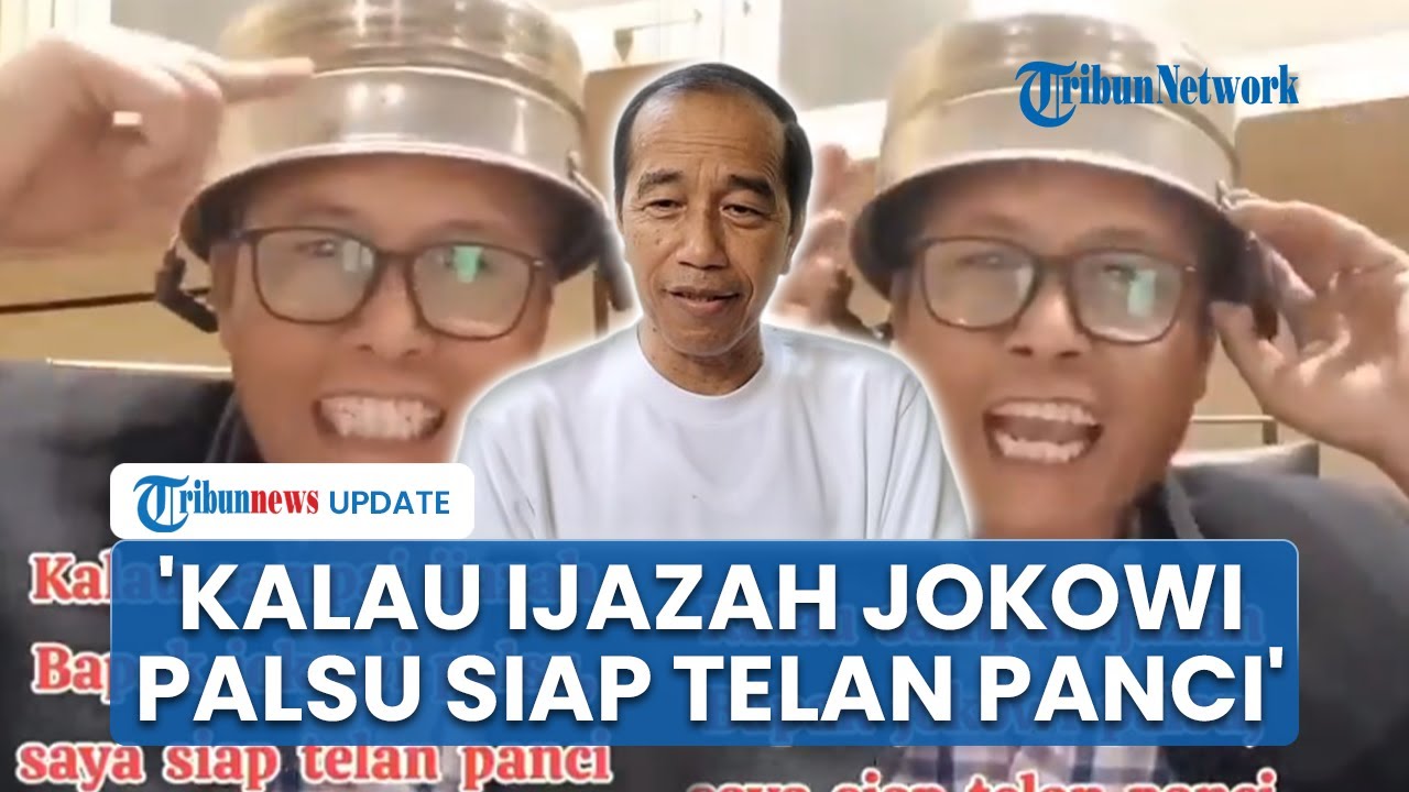 Pendukung Garis Keras Jokowi, Janji Makan Panci 1 Pabrik Jika Dokumen Ijazah Terbukti Palsu