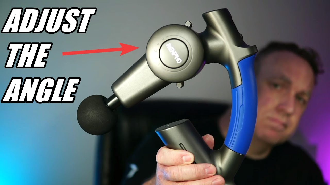 RENPHO R4 Massage Gun Review Adjustable Arm for Targeted Relief