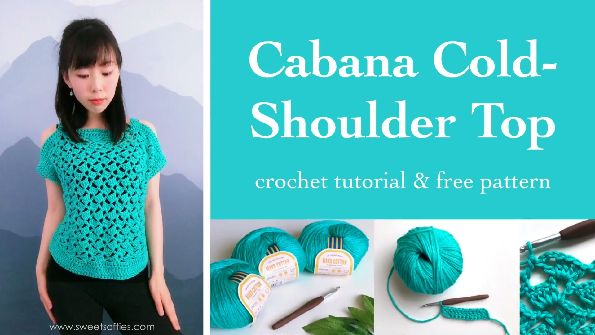 Cabana Cold-Shoulder Top Deel 2 – Mouwen & Schoudervorm Haken | Gratis ...