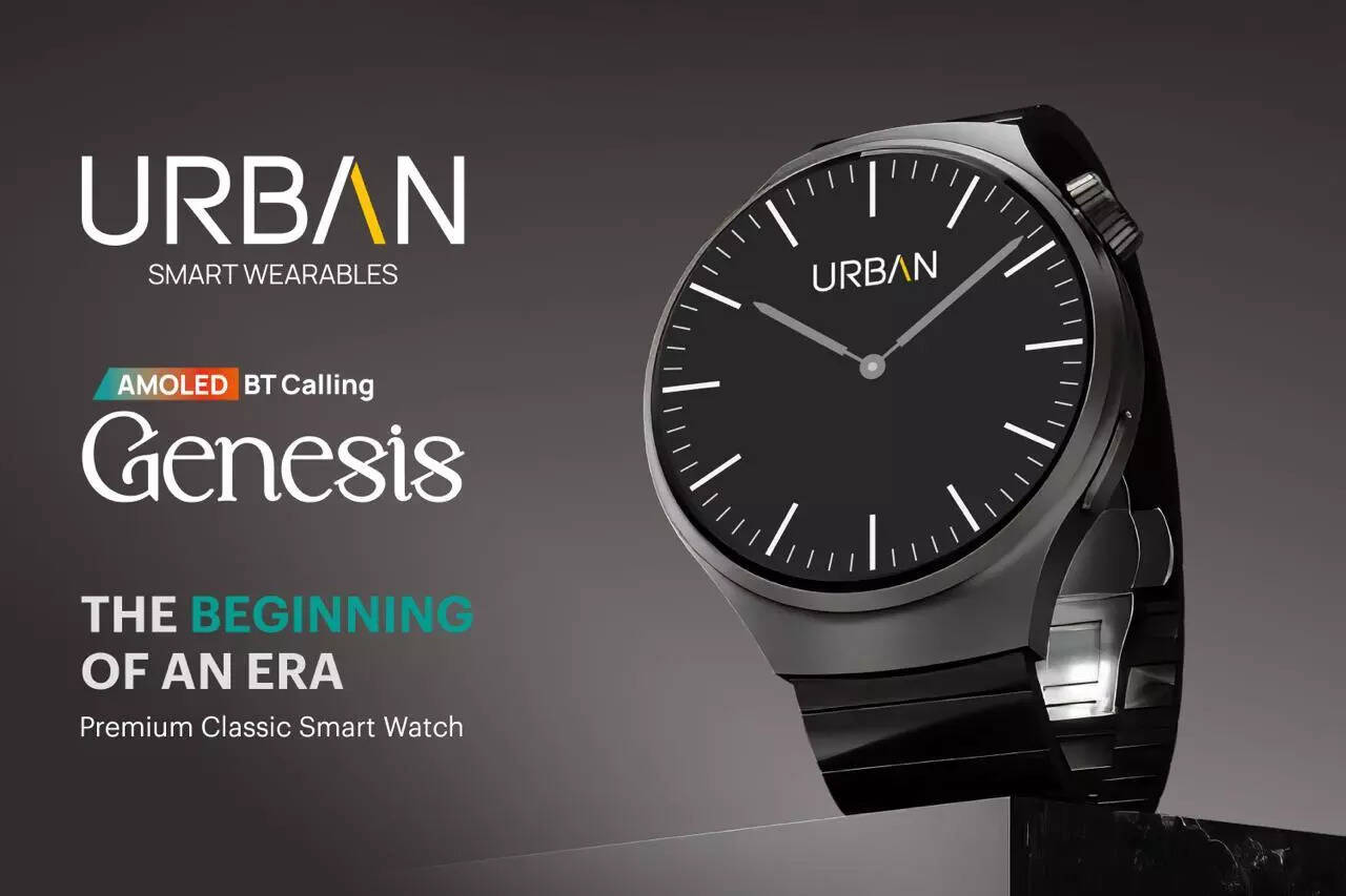 Urban Genesis smartwatch with stainless steel design, IP67 rating launched, priced at Rs 3,999