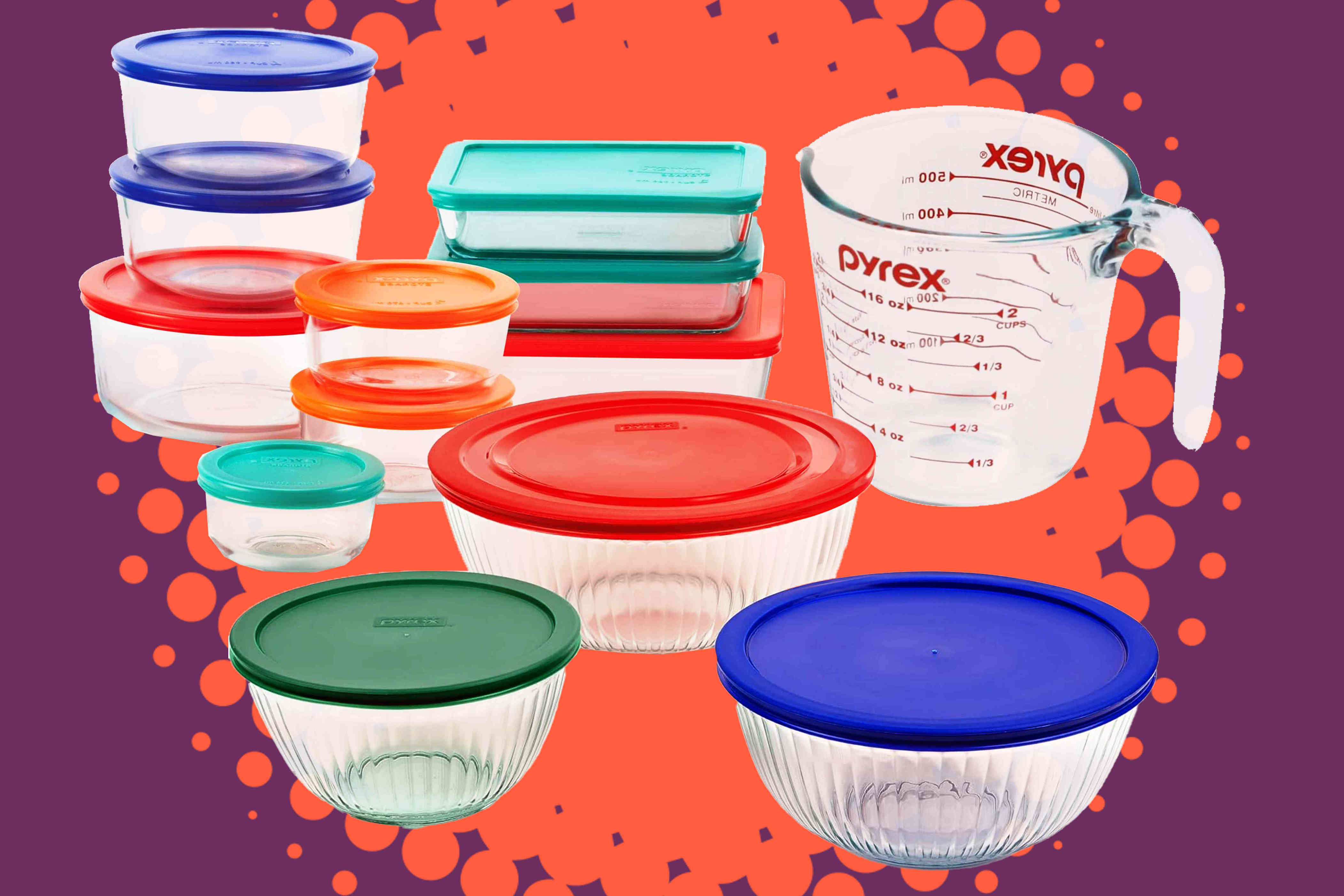 These Iconic Glass Pyrex Sets Have Thousands of 5-Star Ratings, from $4 ...