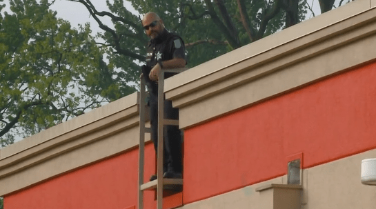 Cops take to the rooftop to lift up Special Olympics Indiana