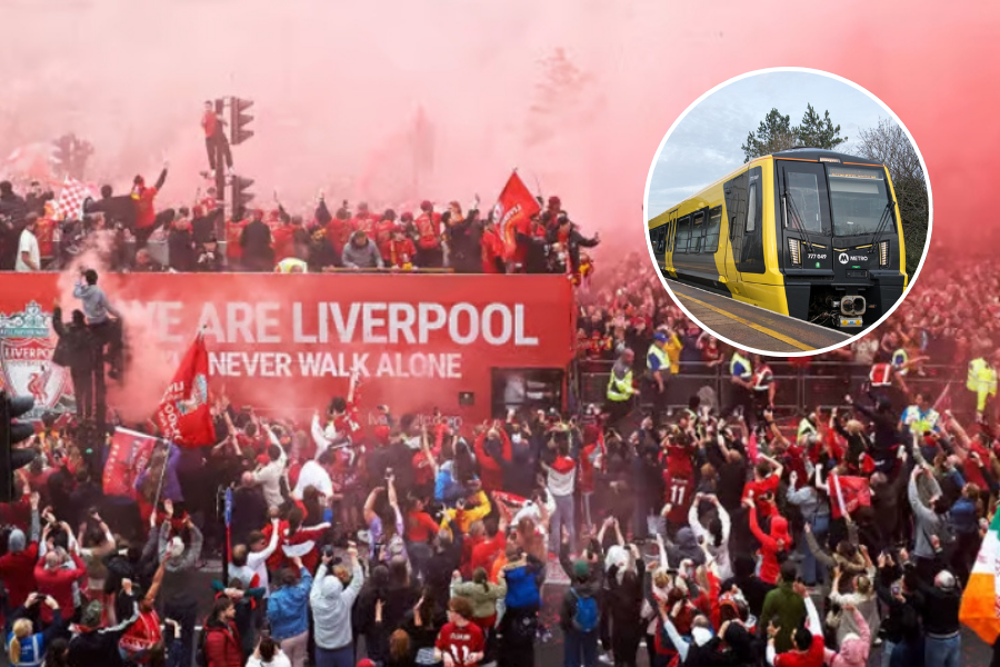 Liverpool FC Premier League victory parade: Merseyrail train station ...