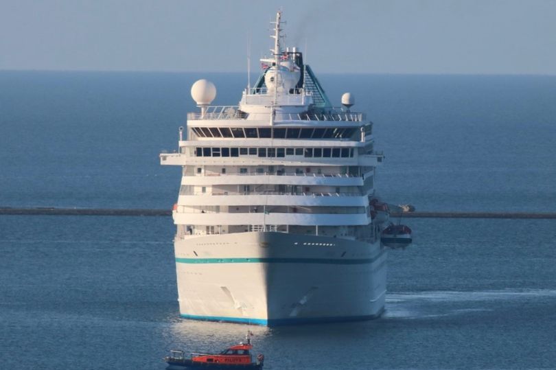 Plymouth in 'party mood' as £120m cruise ship Amera arrives
