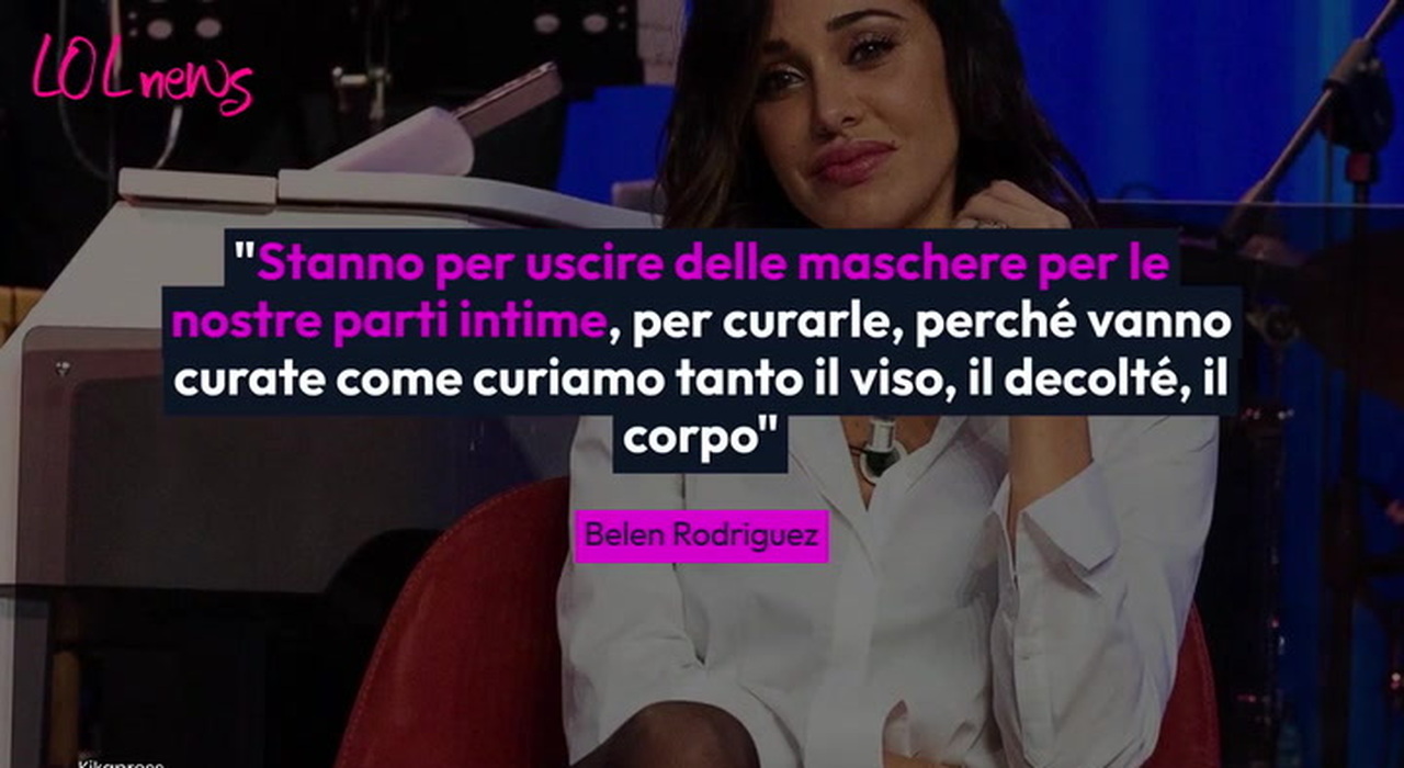 Belen Rodriguez lancia la maschera di bellezza "intima": in cosa consiste