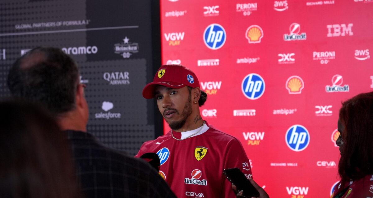 Hamilton : “la pression ? Non, c’est de la passion que je ressens ici”