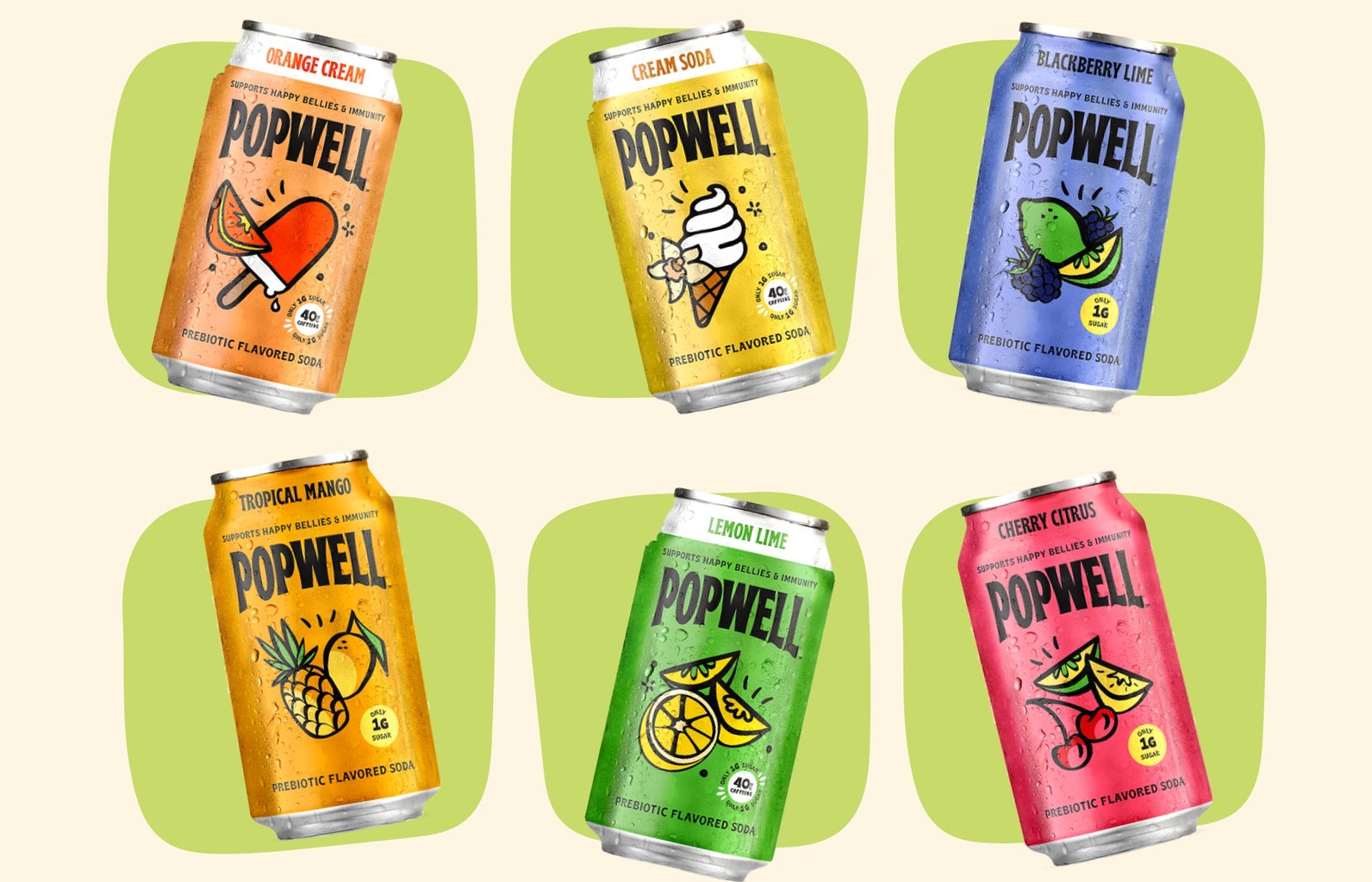 Popwell Is The Prebiotic Soda For Stevia Lovers