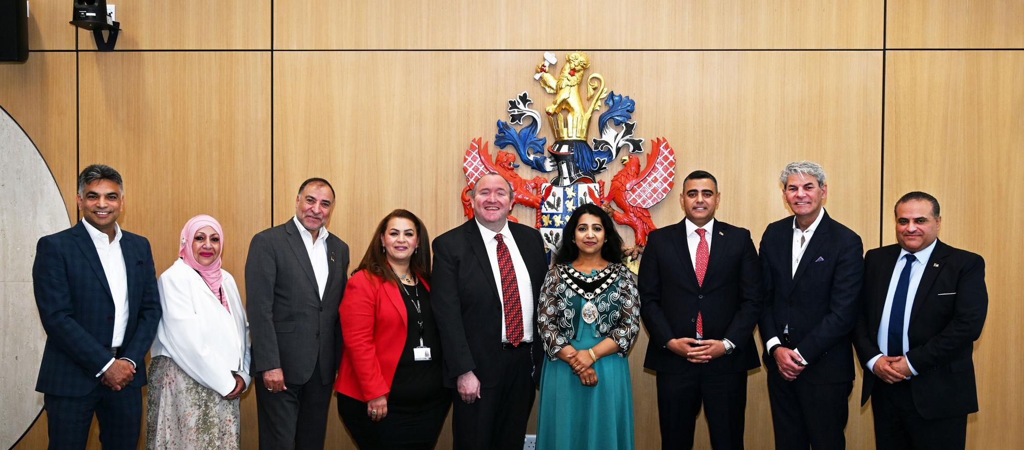 Mayor of Crawley welcomes Jordanian parliamentarians