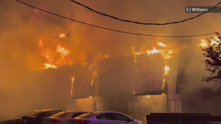 Overnight fire displaces 34 residents, damages at least 10 units at ...