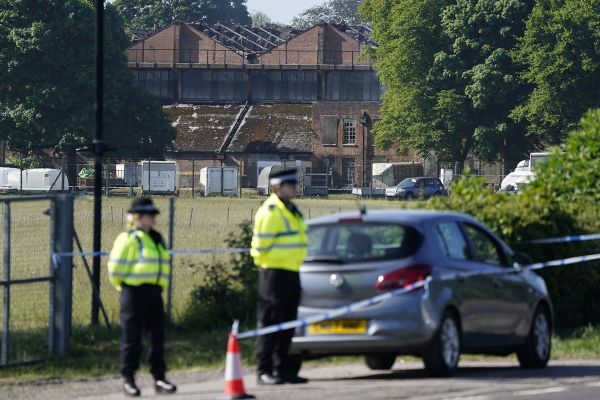 Two firefighters and member of public dead following large fire at ex ...