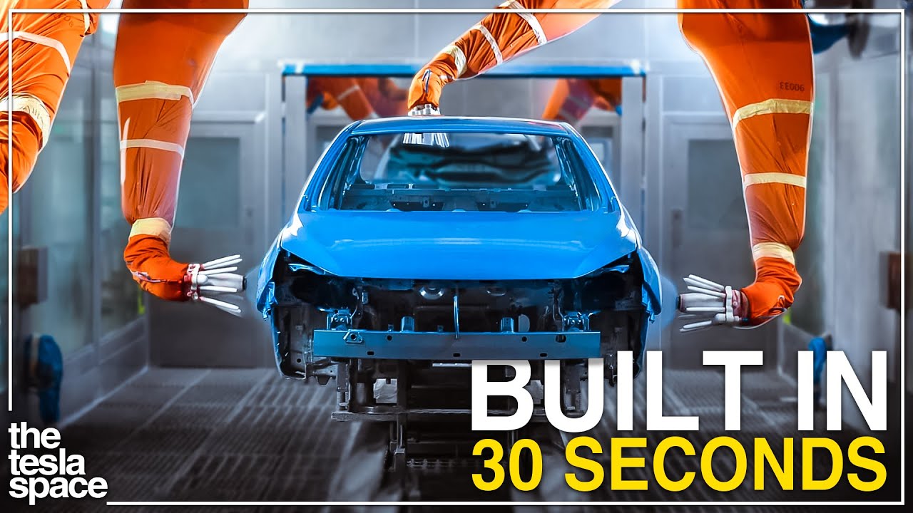 From steel to street: Tesla’s 30-second car build
