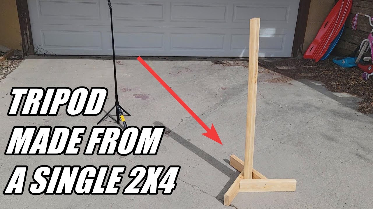 How to Make a Tripod from a Single 2x4 – For Cameras, Targets, or Bird ...