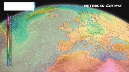 UK and Europe temperature forecast map for the rest of May 2025