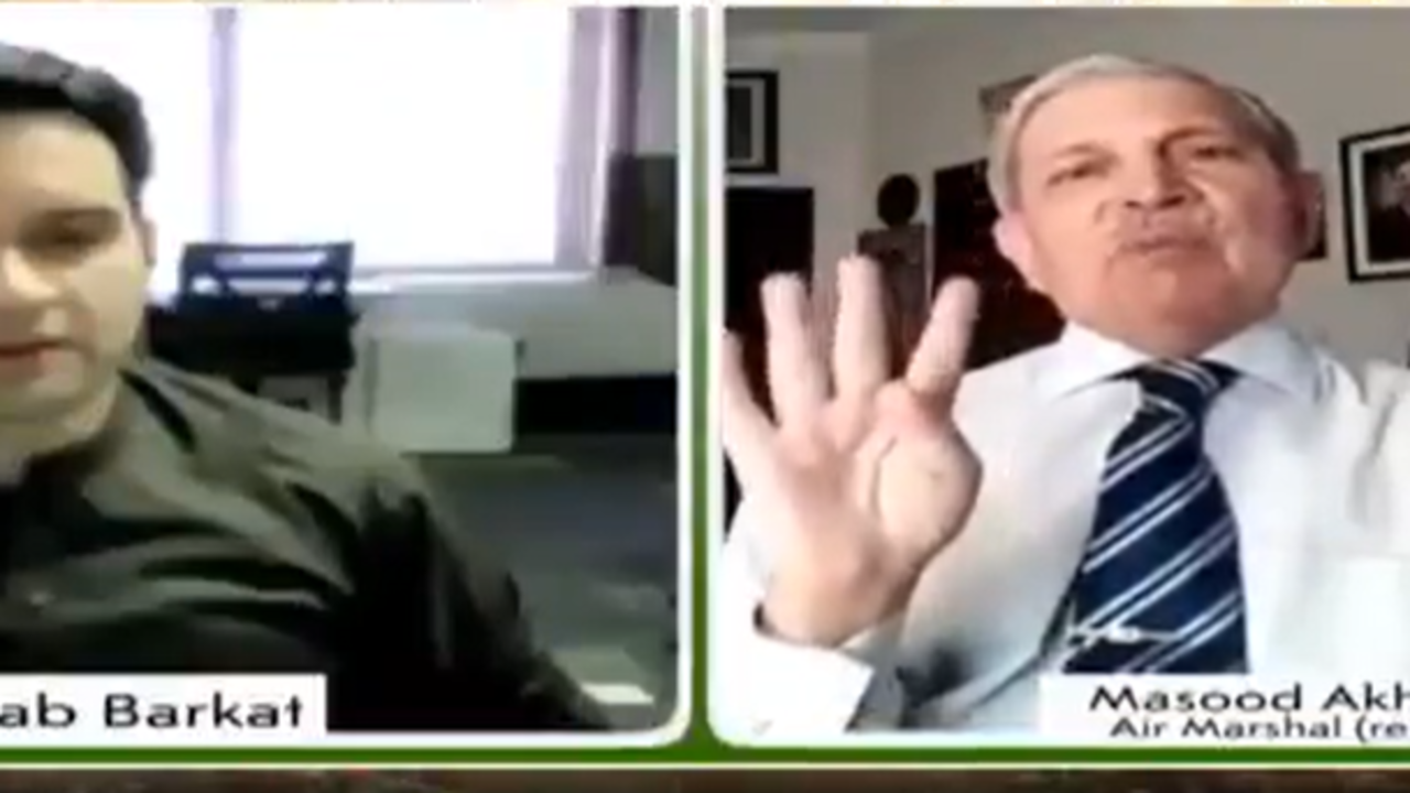 Ex Pakistani Air Marshal Masood Akhtar admit losing awacs aircraft ...