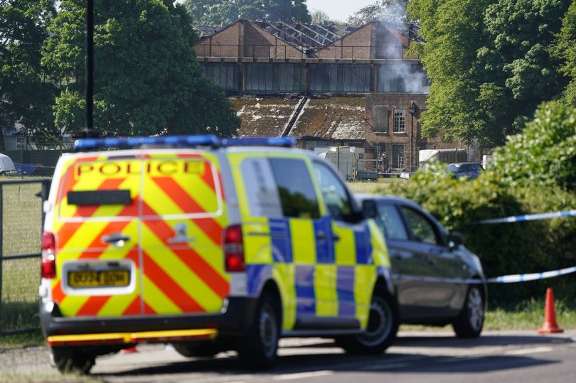 Two firefighters and member of the public die in fire at ex-RAF base