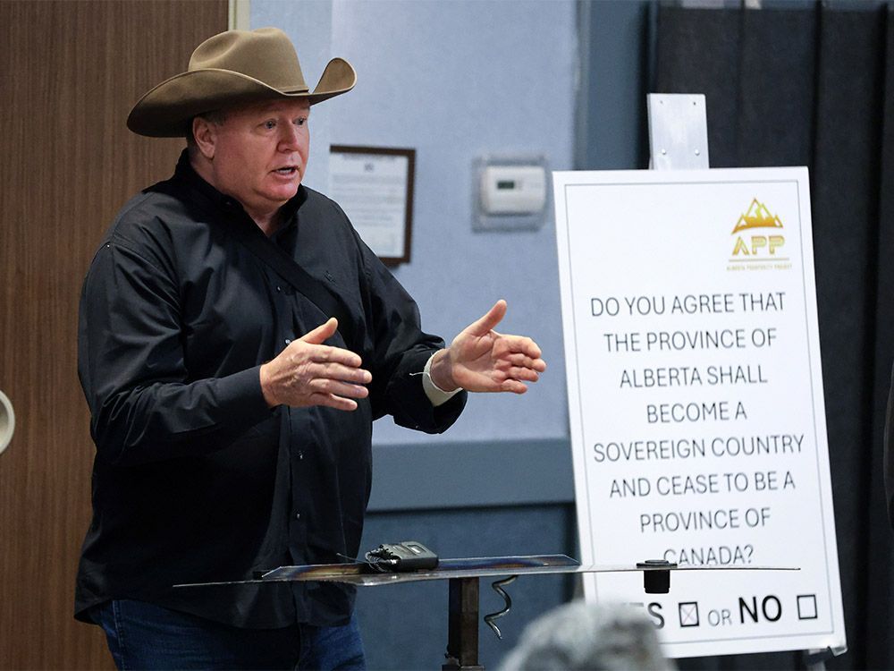 Friday's letters: Defeat Alberta separatism at the ballot box