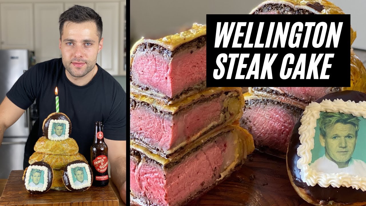 WELLINGTON Steak Cake! Happy Birthday Gordon Ramsay & Tilly Ramsay