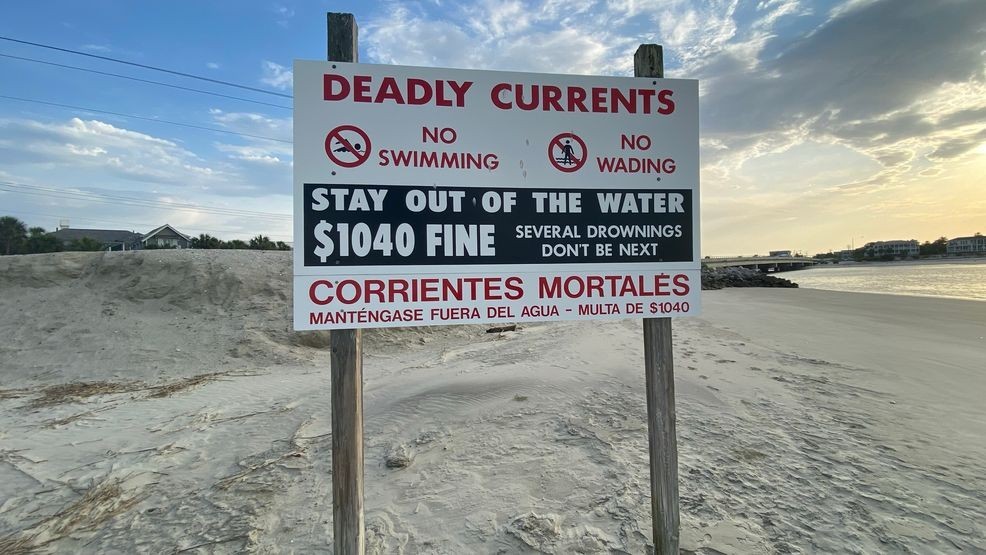 New Spanish warning sign installed at Breach Inlet following tragic ...