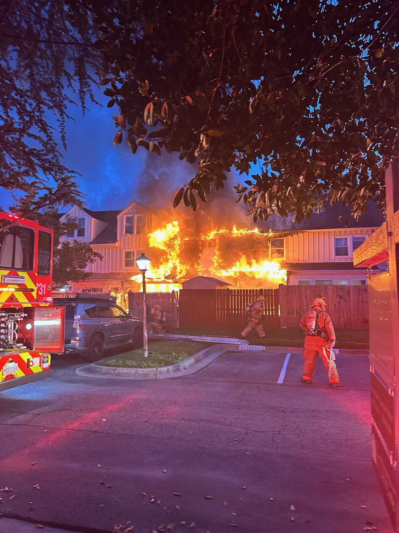 Overnight Townhouse Fire In Maryland Displaces 13 People, Pets ...