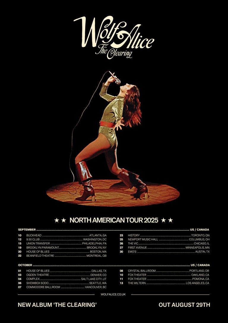 Wolf Alice Announce 2025 North American Tour Dates