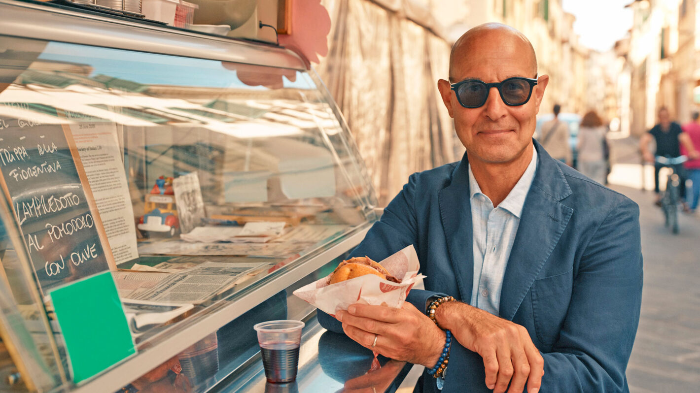 On Set of ‘Tucci in Italy’ With Stanley Tucci