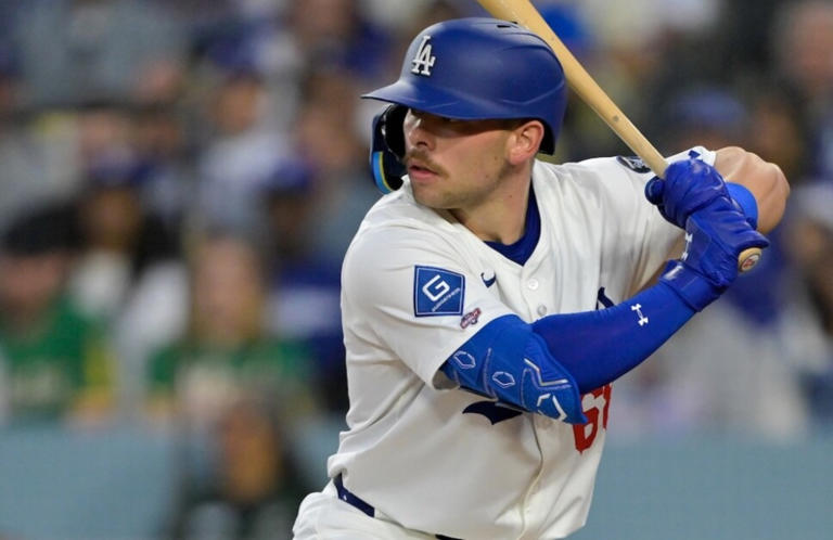 Dalton Rushing Becomes Latest Dodgers Rookie To Wear MLB Debut Jersey ...