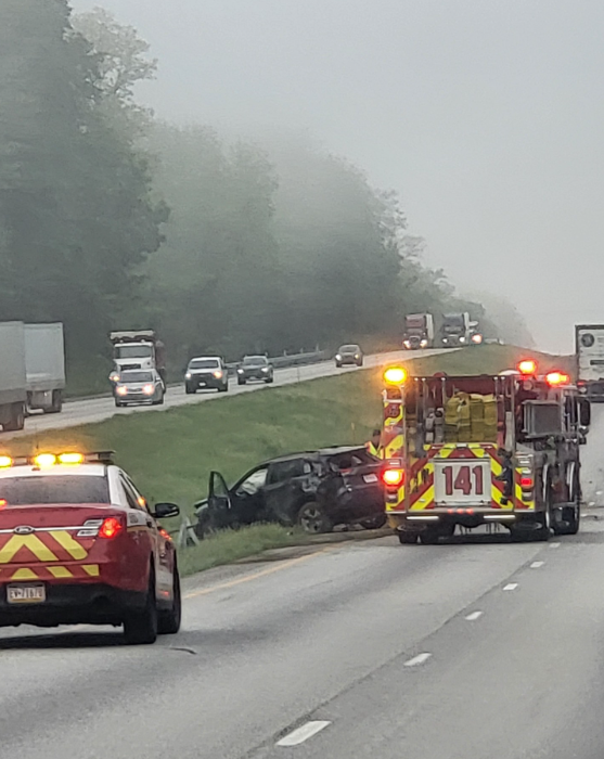Crash involving SUV causes huge backup on I-81