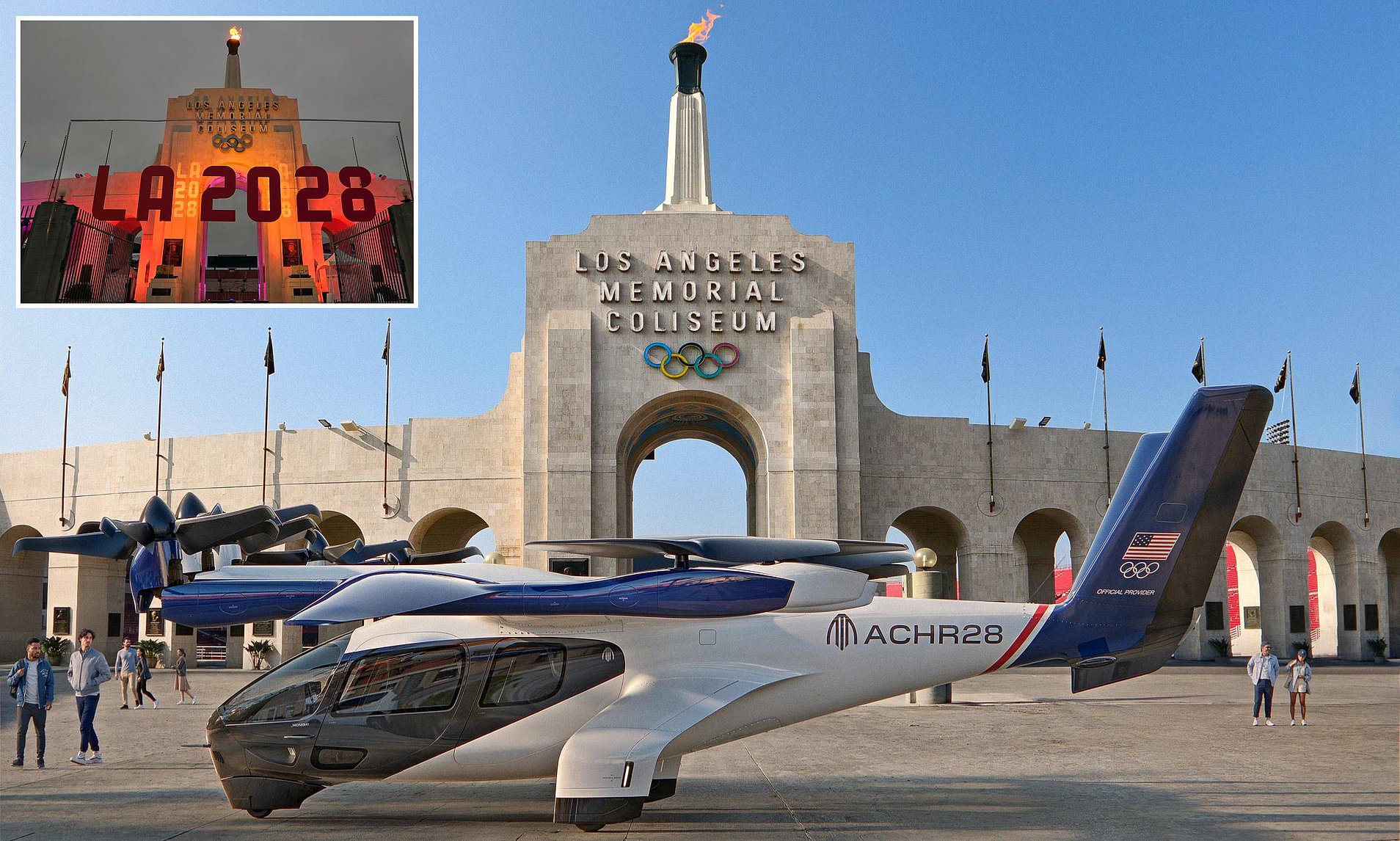 Flying taxis could be coming to LA Olympics in 2028 as organizers try ...