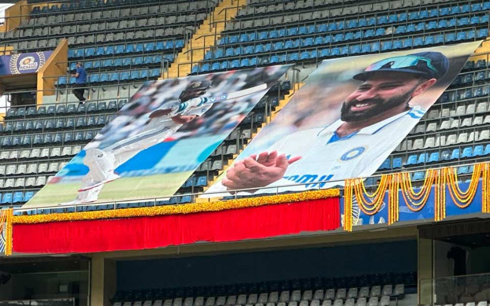 MCA unveils Rohit Sharma, Ajit Wadekar and Sharad Pawar stands at ...