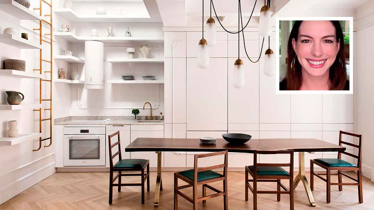 The Invisible Kitchen in Anne Hathaway’s New York Apartment Is the New ...