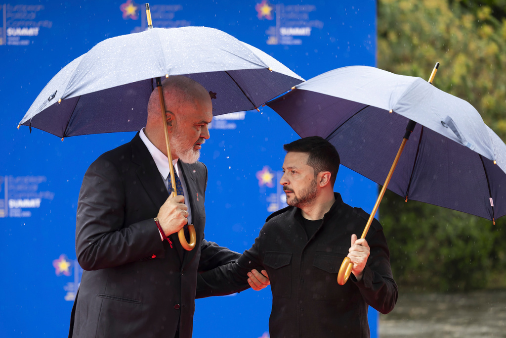 Zelenskyj: Putin vågade inte dyka upp