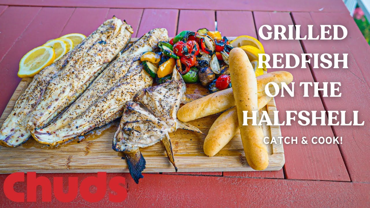 Grilled Redfish Catch & Cook! | Fresh Off the Line, Onto the Fire ...