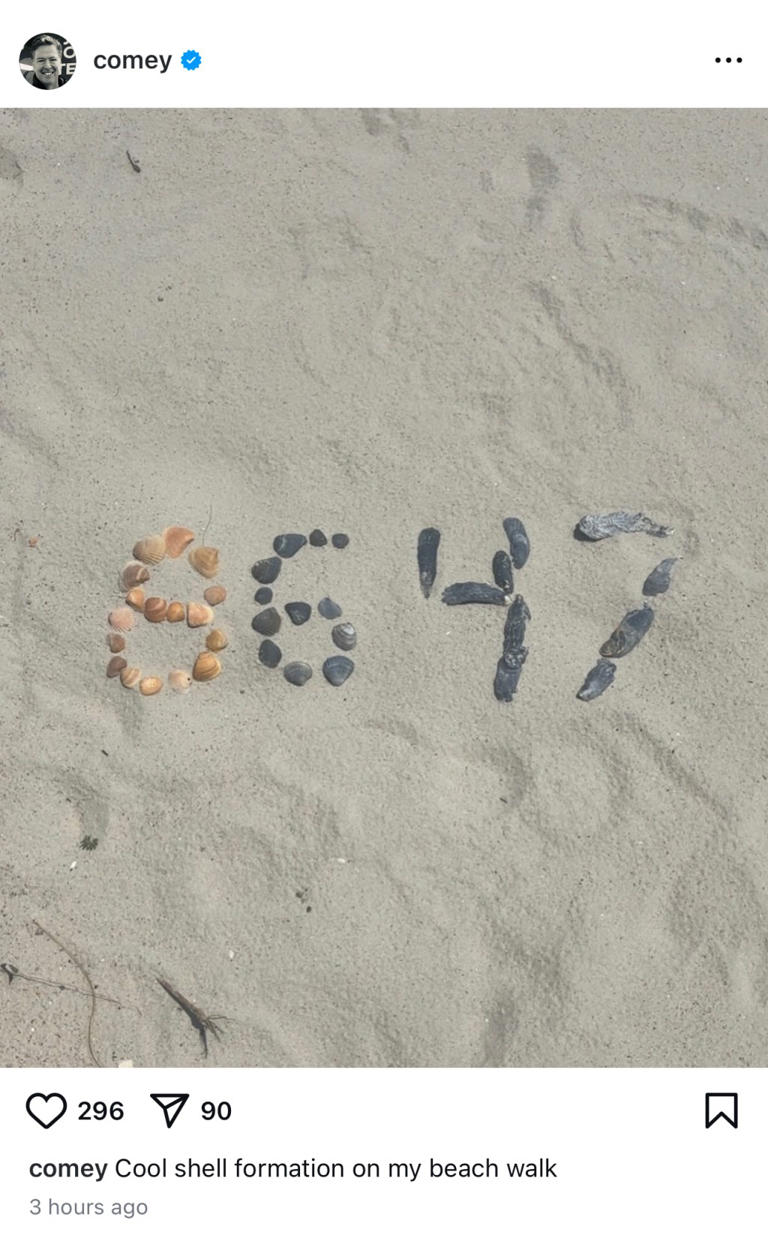 Trump says ex-FBI director James Comey’s ‘86 47’ post called for his ...