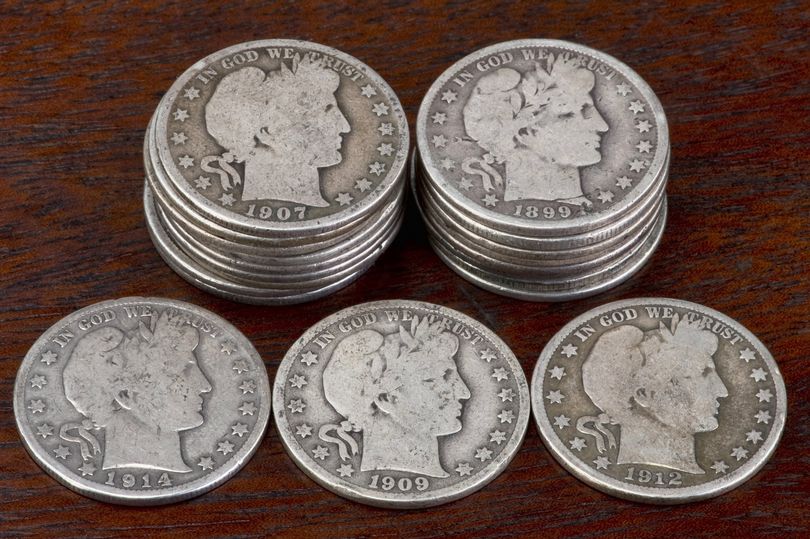 Barber half dollar coin minted between these dates worth thousands ...