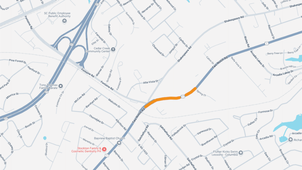 Waterline break causes traffic delays