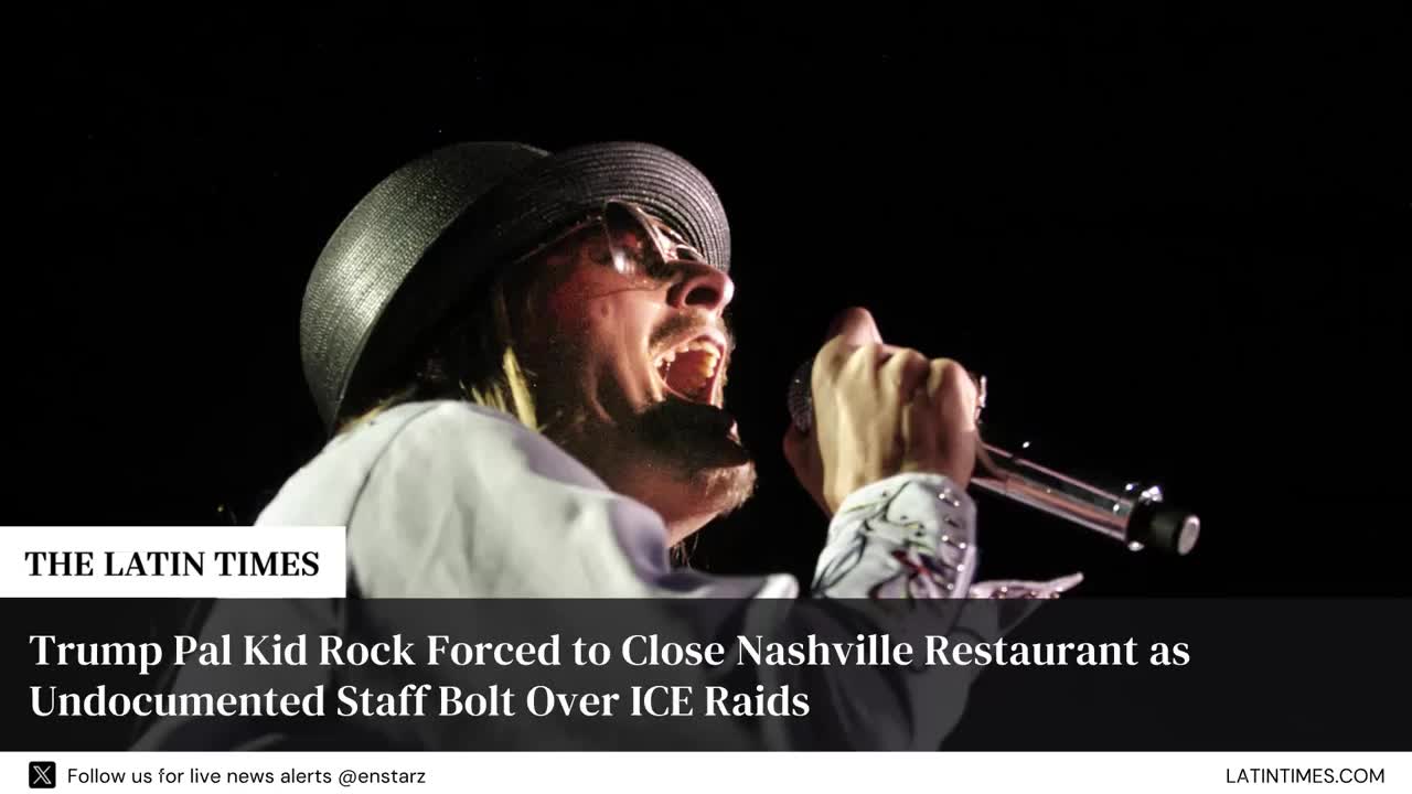 Trump Pal Kid Rock Forced to Close Nashville Restaurant as Undocumented ...