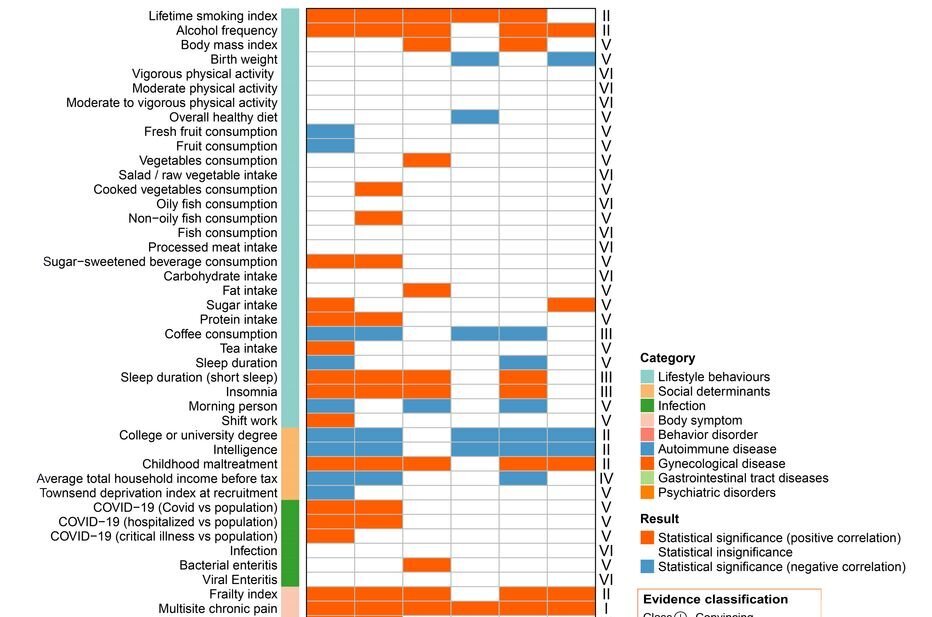 Chronic pain and mental well-being linked to IBS risk: Genetic study ...
