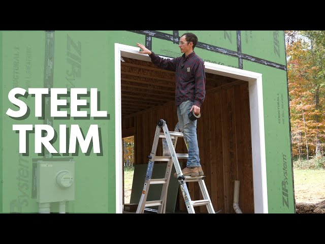 Metal Garage Door Trim Install & Details