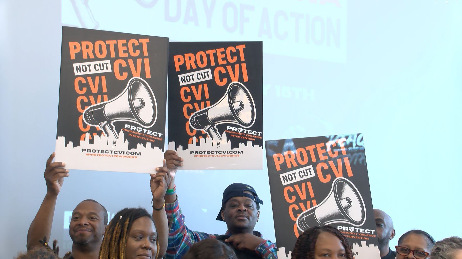Crime prevention organizations protest federal funding cuts