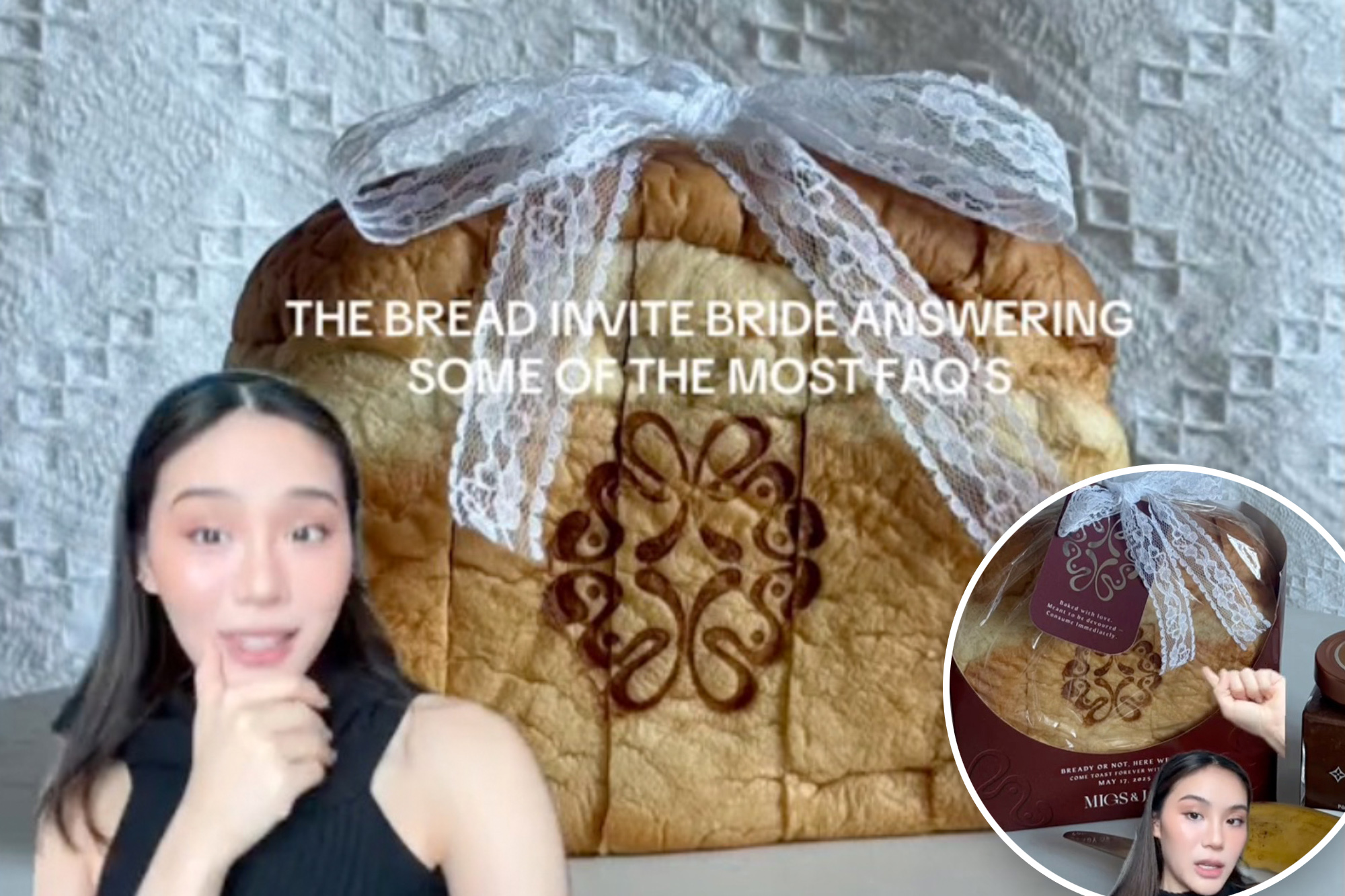 Couple replaces paper wedding invitations with edible alternative ...