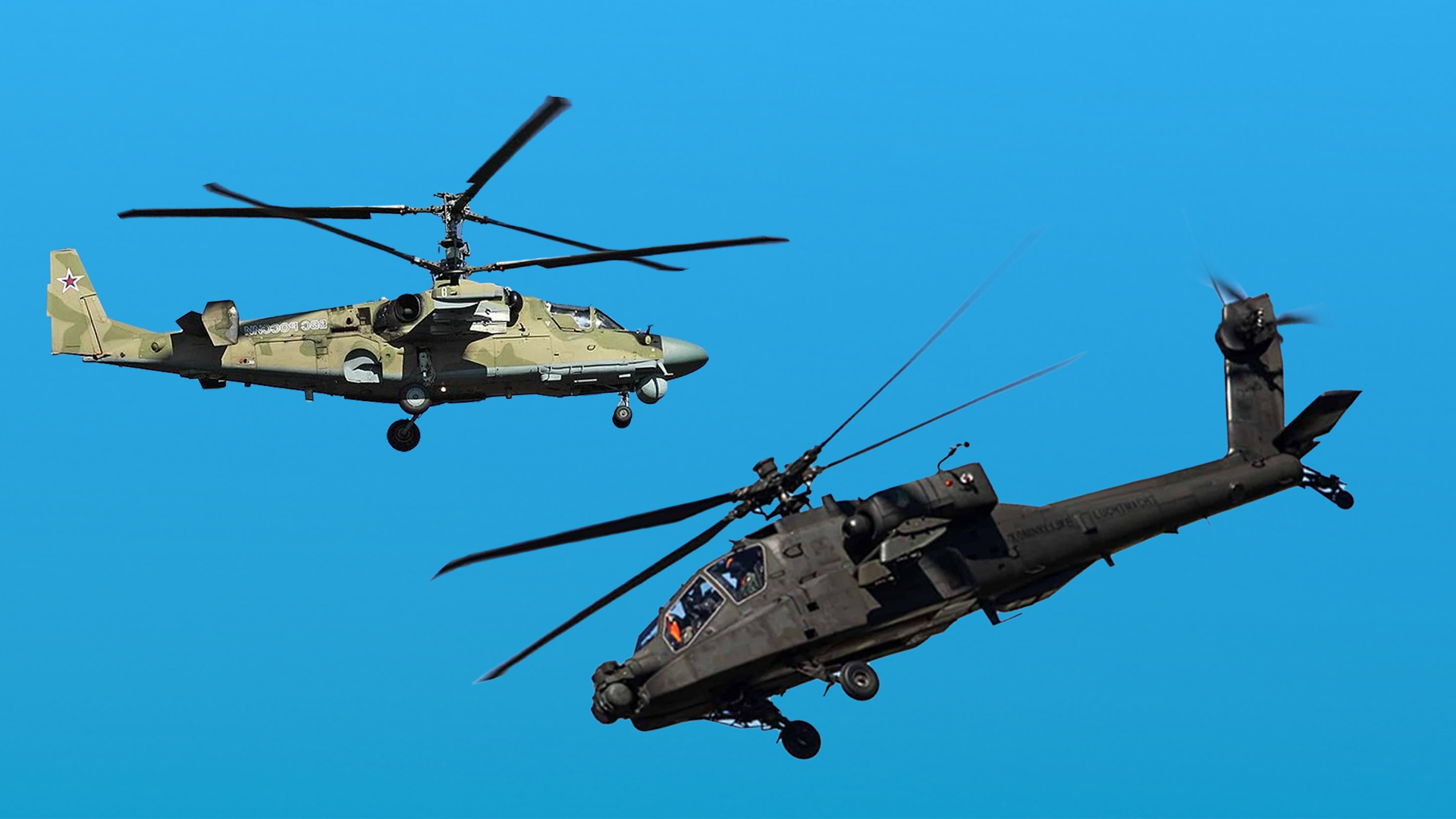 AH-64 Apache vs Ka-52 Alligator: The Clash of The Gunships