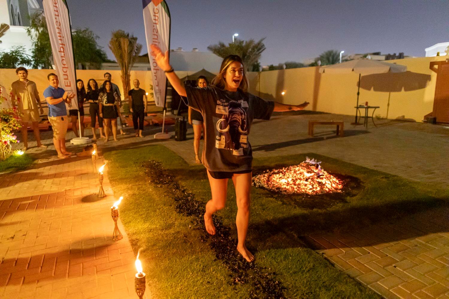 Meet the Dubai firewalkers hot-footing their way to fulfilment