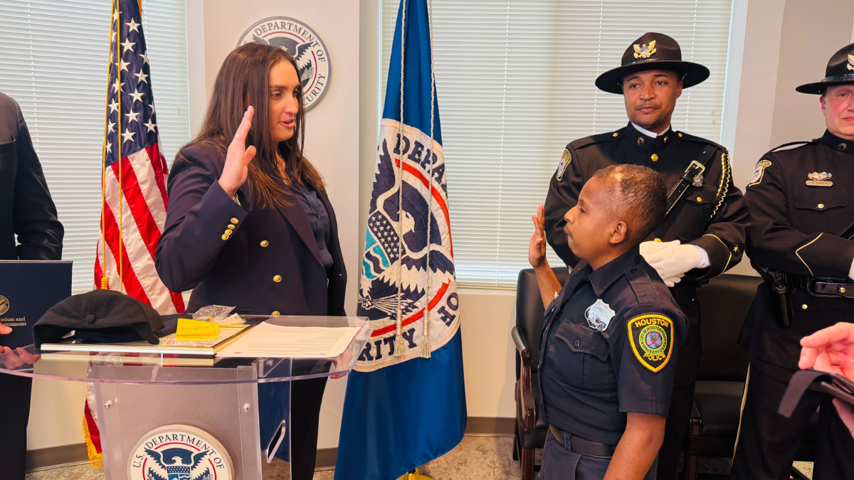 13-Year-Old DJ Daniel Sworn In As Honorary ICE, Border Patrol Agent