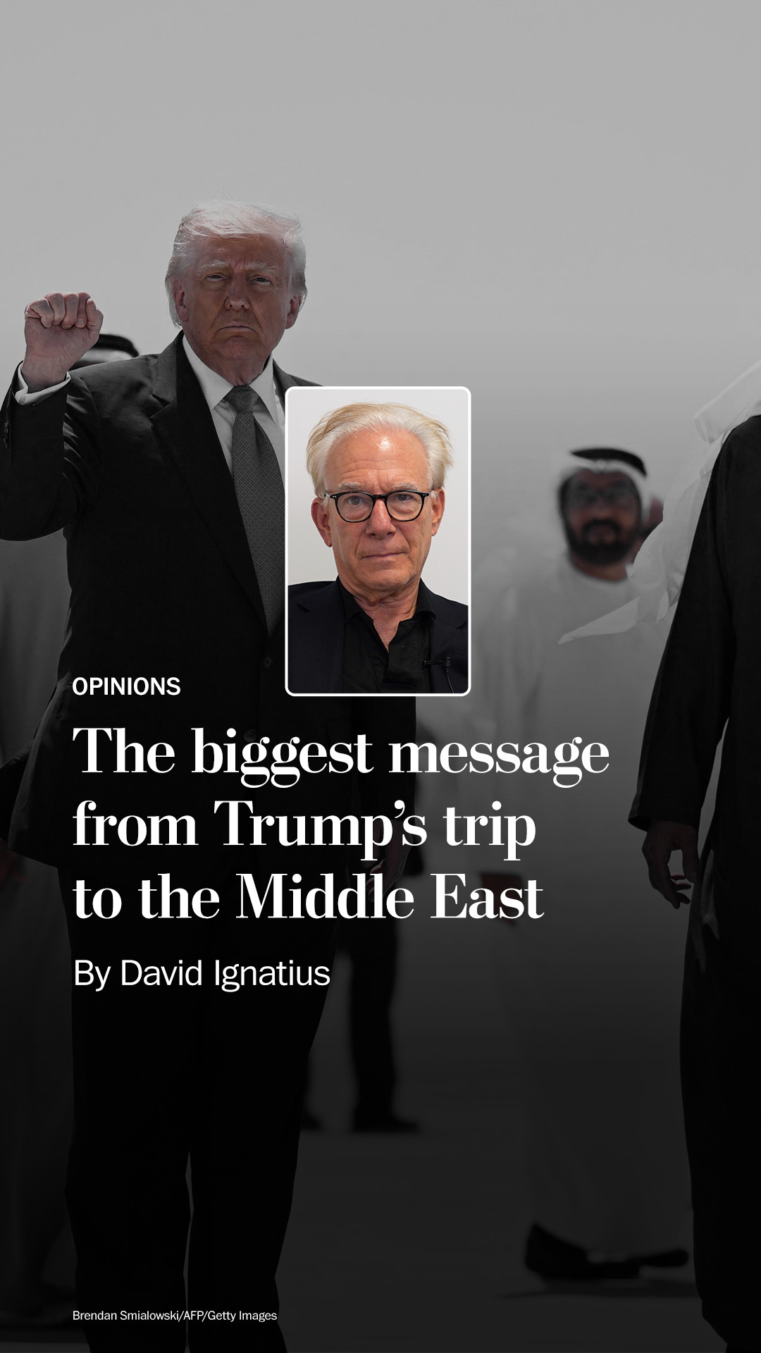 The biggest message from Trump’s Middle East trip | Opinion
