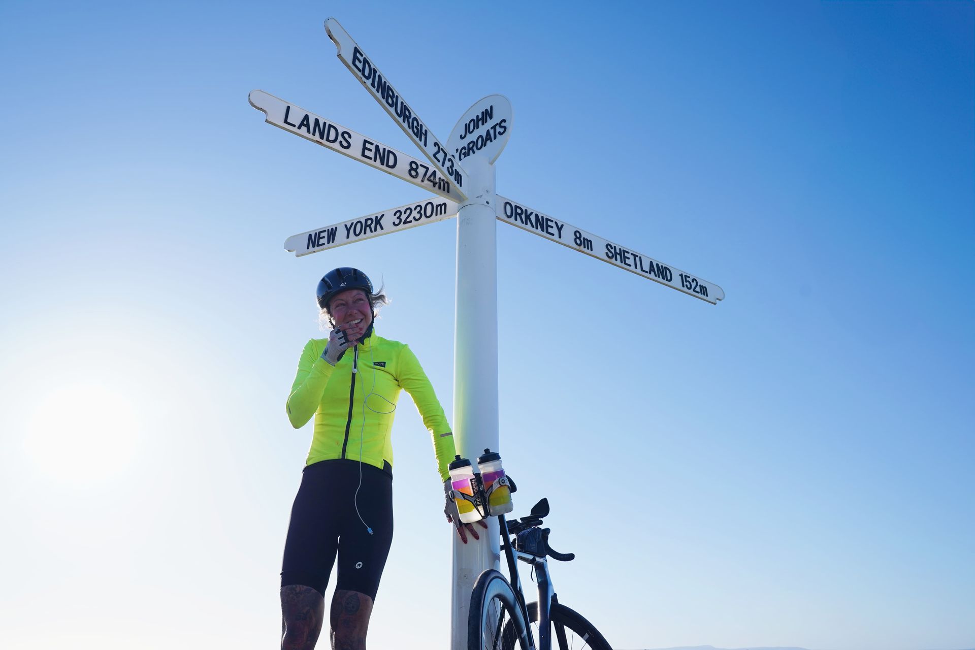Dr Sarah Ruggins breaks overall record for cycling length of Britain ...